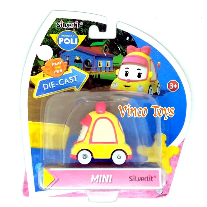 Diecast Robocar Poli Original Silverlit Musty Mini Benny Rody School B ...
