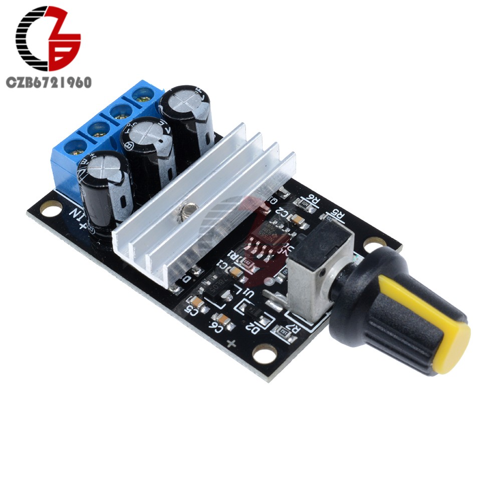 DC 6V 12V 24V 28V DC 3A 80W PWM Motor Speed Controller Regulator ...