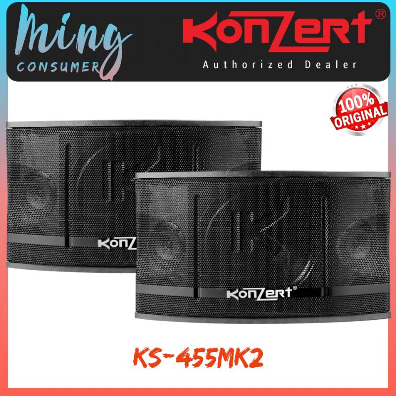 Konzert KS-455MK3 10" 3-Way 3 Speaker System woth Neo Horn Tweeter ...
