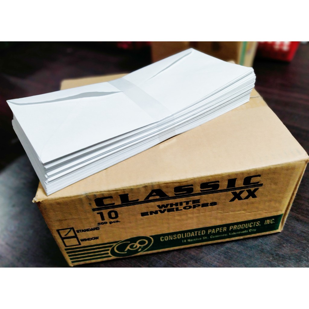 Classic / Paper Fox Ordinary White Letter Envelope | Shopee Philippines