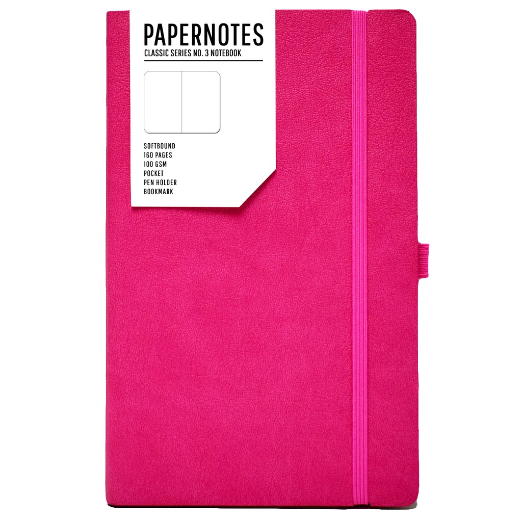 Papernotes Pink Classic Series Notebook (A5) | Shopee Philippines