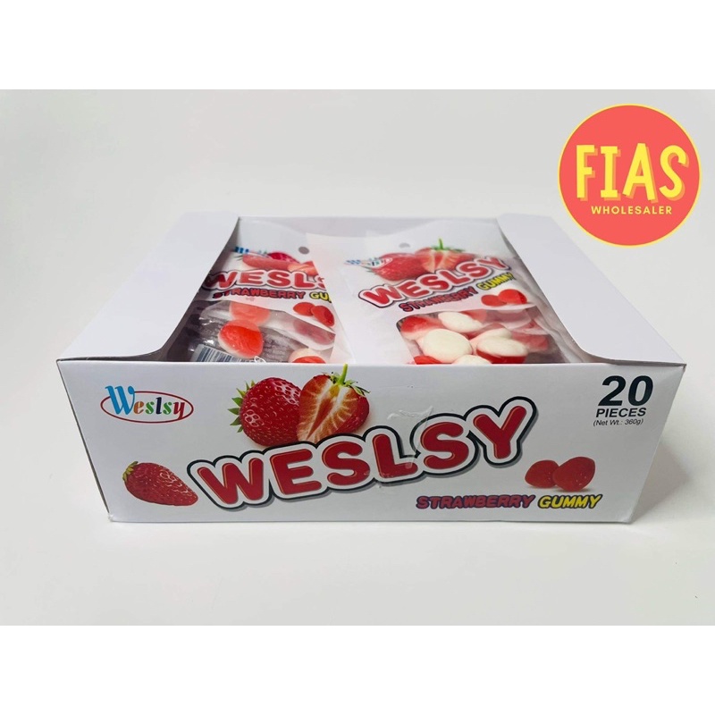 30 Packs Strawberry Gummy / Paninda | Shopee Philippines