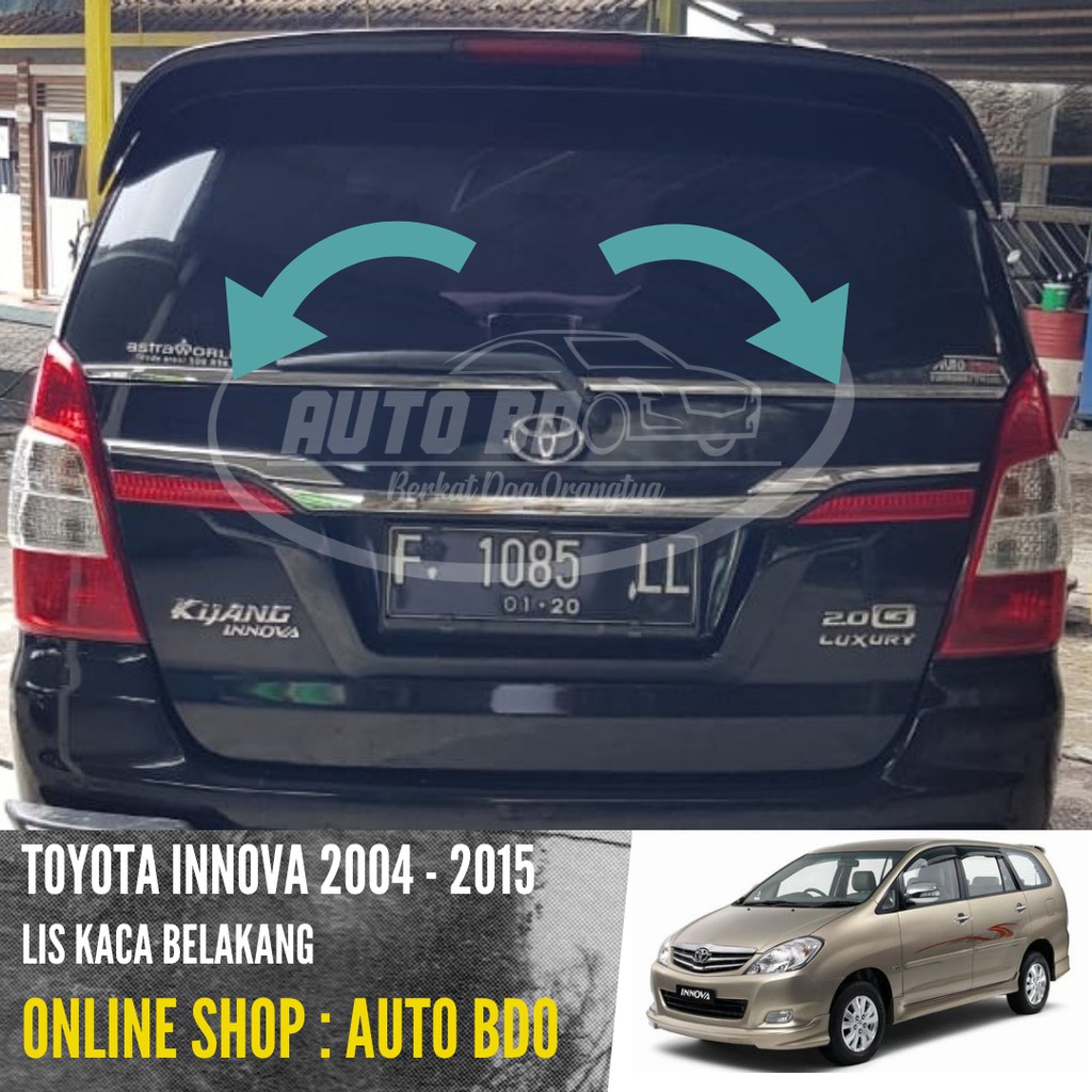 2004-2015 Innova Rear Window Trim | Shopee Philippines