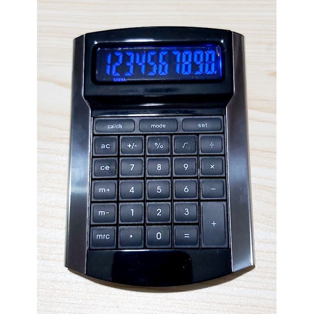 10 Digit Blue Backlight Big Display Multi Function Desktop Calculator W ...