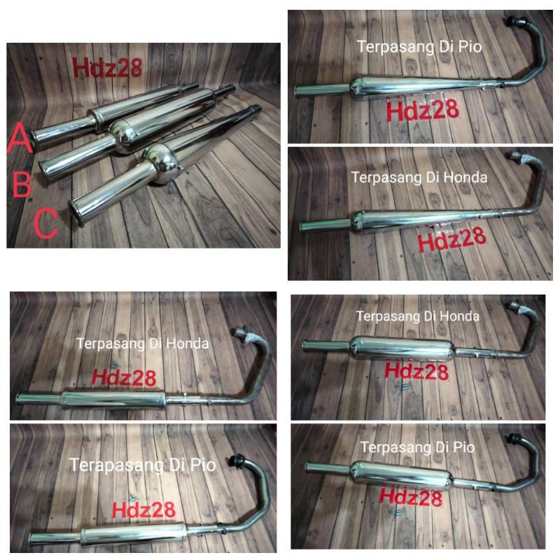 Custom Exhaust BSA Chopper Classic & honda And yamaha Neck. | Shopee ...