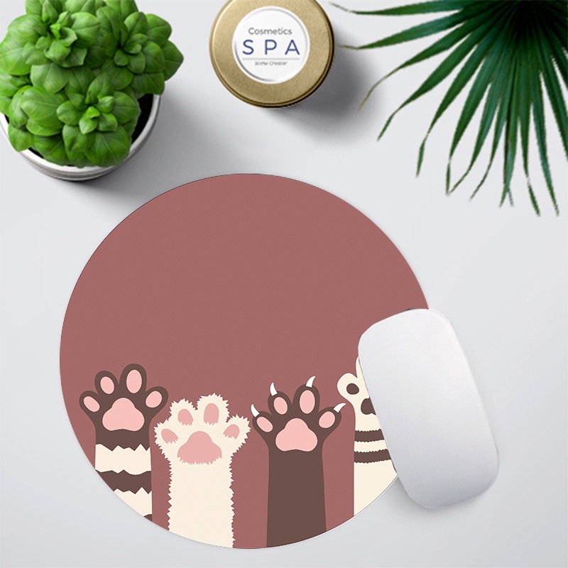 Korean cartoon 20*0.2cm mouse pad sublimation printing round mouse pad ... Korean cartoon 20*0.2cm mouse pad sublimation printing round mouse pad ...