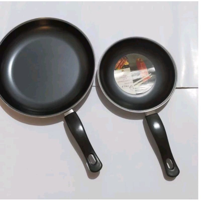 Teflon SET 2 IN 1 (ORIGINAL FRY PAN) | Shopee Philippines