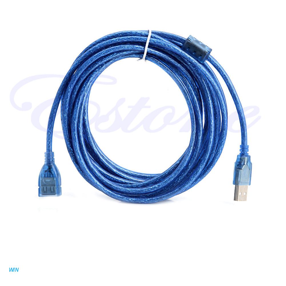 WIN 15FT 15feet USB 2.0 Type A Female to A Male Extension Extender ...