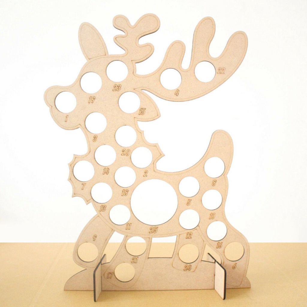 Reindeer Advent Calendar Fits Terry Chocolate Orange & Ferrero Rocher ...