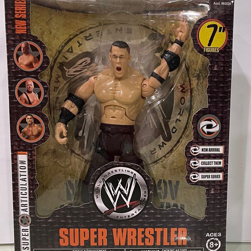 7 INCH WWE ACTION FIGURE JONE CENA BATISTA Wrestler TRIPLE H Shawn ...