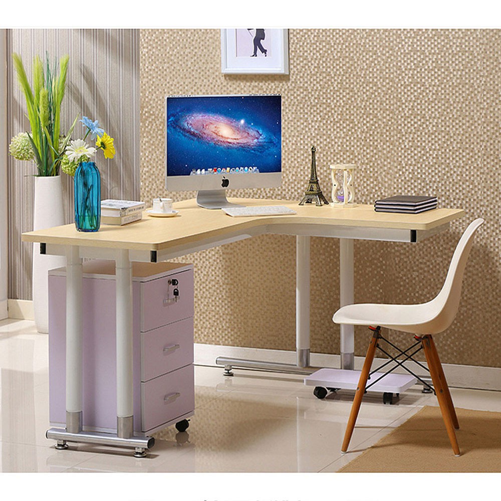 Kruzo L-Shaped Modern Table Corner Computer Desk Home Office Study ...