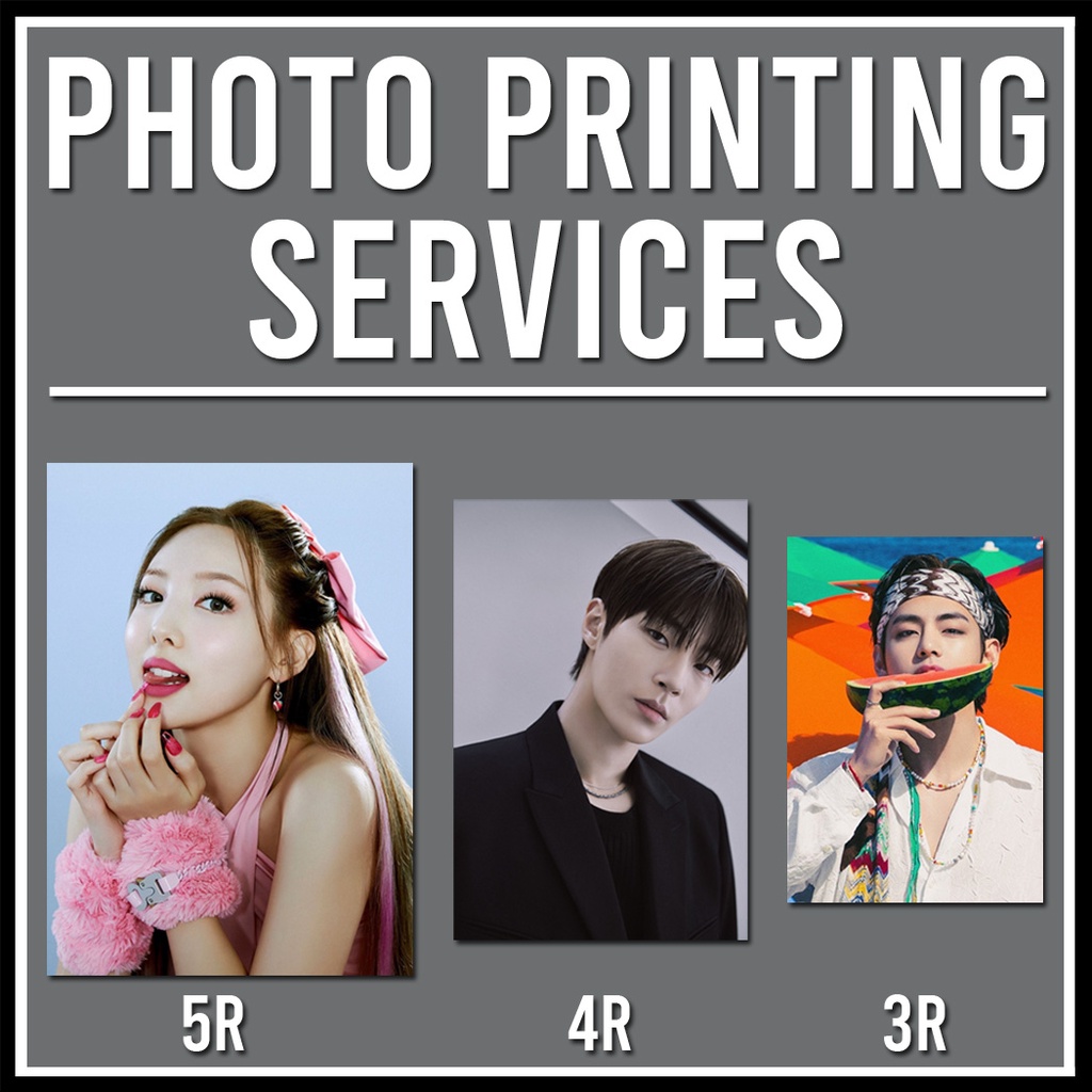Customized Printing 3R 4R 5R (260 GSM) | Shopee Philippines
