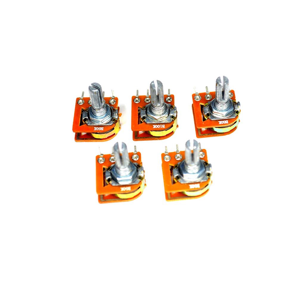 Volume Control 8pin 50k / 100k ohm Dual Linear Taper Switches (5pcs ...