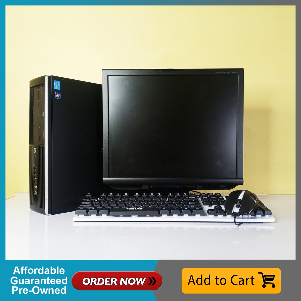 COMPUTER SET INTEL CORE I3 3RD GEN 19" INCHES MONITOR | Shopee Philippines