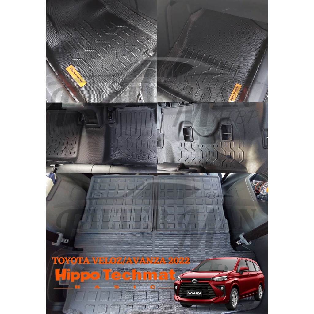 TOYOTA AVANZA 2022-2024 Hippo Techmat Basic Deep Dish Mats | Shopee ...