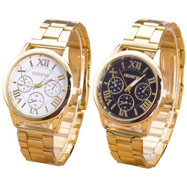 Relo Geneva stainless fashion watch for men’s women’s | Shopee Philippines