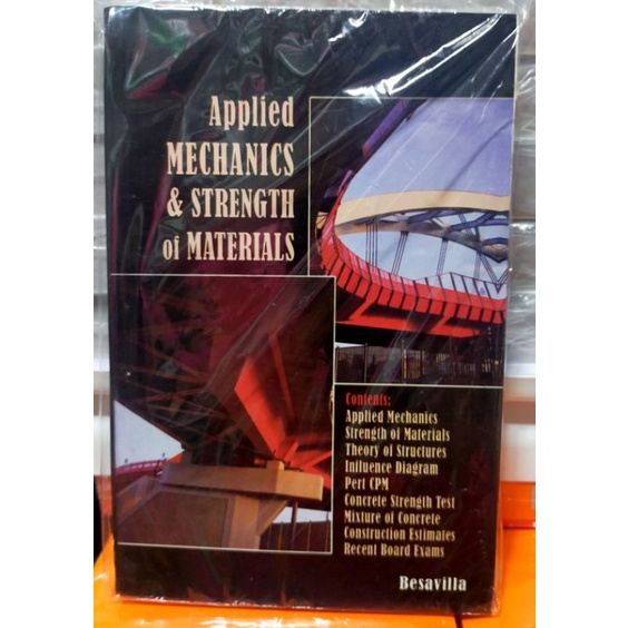 Applied Mechanics &Strength of Materials(by Besavilla) | Shopee Philippines