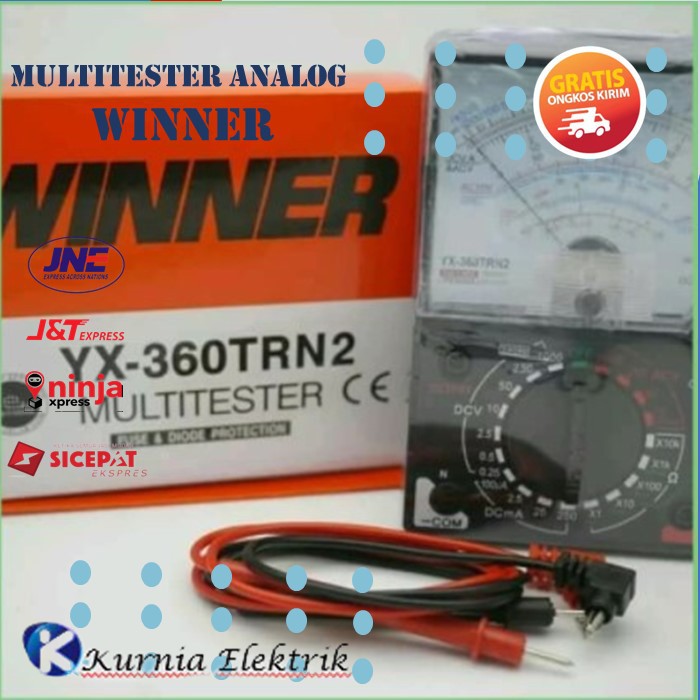Multitester ANALOG MULTIMETER WINNER YX-360TRN2 . | Shopee Philippines