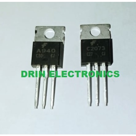 2PCS/LOT 2SA940 / 2SC2073 SILICON POWER TRANSISTOR A940 C2073 ORIGINAL ...