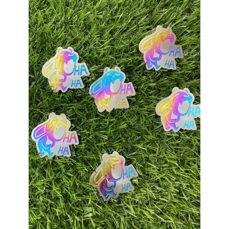 Titanium stamp with smiling dog image haha | Shopee Philippines