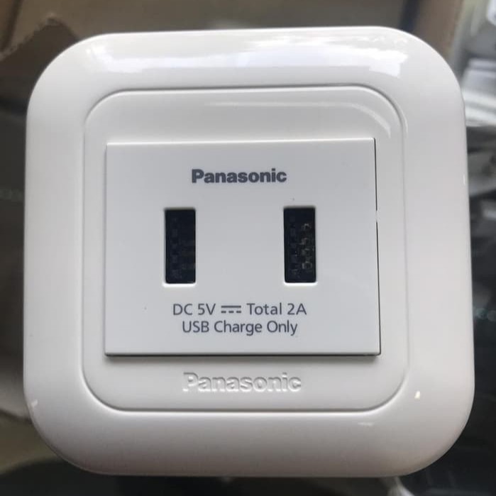 Panasonic Wide Series 2Gang USB Socket | Shopee Philippines