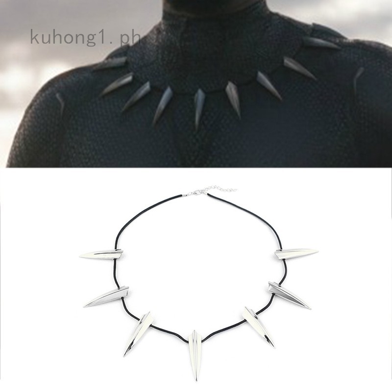Black Panther Necklace Wakanda King T'Challa Black Panther Cosplay ...
