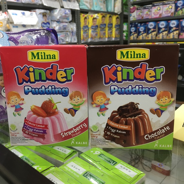 Milna Kinder Pudding Chocolate And Strawberry | Shopee Philippines