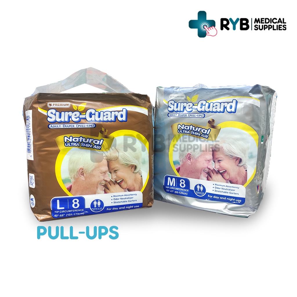 SURE-GUARD Adult Pull-up Diaper (XL) 10pcs | Shopee Philippines