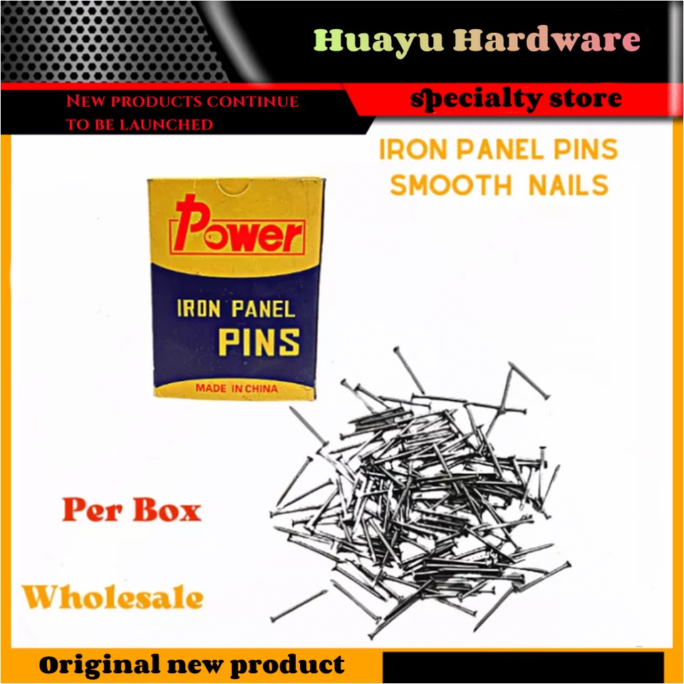 PIN NAILS Smooth Nails Iron Plate Nails Small Dowels 3/4", 7/8" per box ...