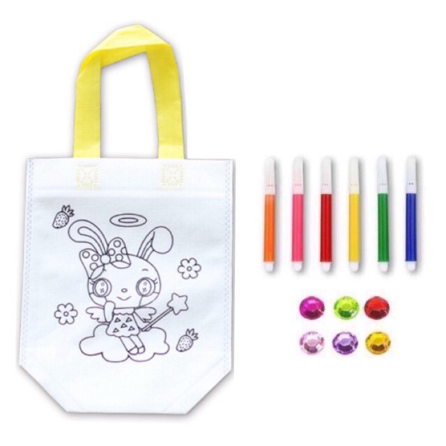 DIY Coloring Art Bag for Kids (Choose Your Design) | Shopee Philippines
