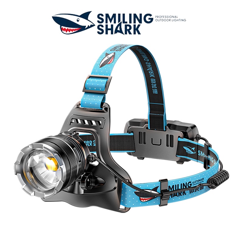 Smiling Shark K225 Headlight Flashlight Led M77 5000LM Headlamp Long ...