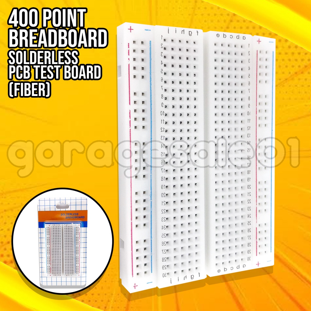 Half size breadboard – 400 Tie Points | Shopee Philippines