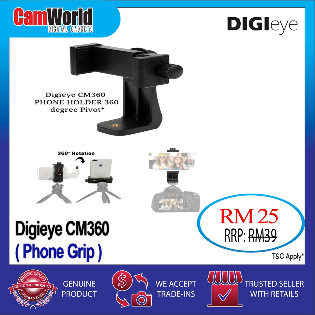 DIGIEYE CM360 (PHONE GRIP) | Shopee Philippines