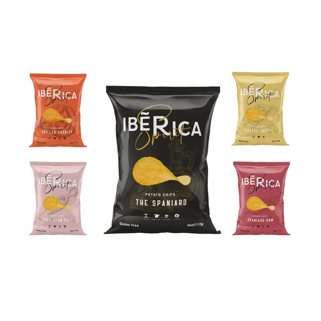BUY 5 FREE 1!! Iberica Chips - Spain Premium Potato Chips (Thick Cut ...