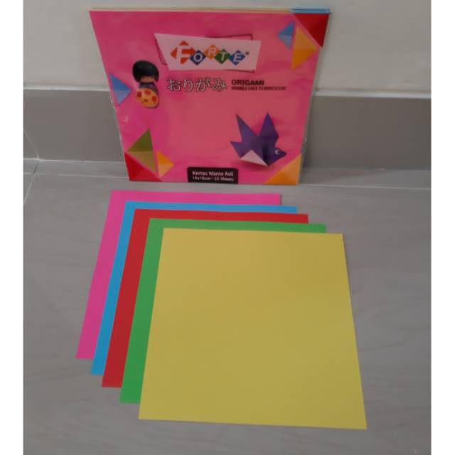 LARGE ORIGAMI COLOR PAPER FOLDING PAPER | Shopee Philippines