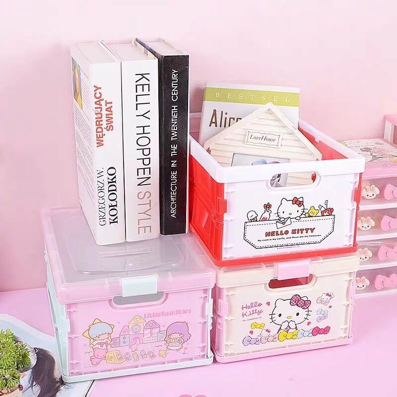 NEW cute hello kitty Storage Box | Shopee Philippines