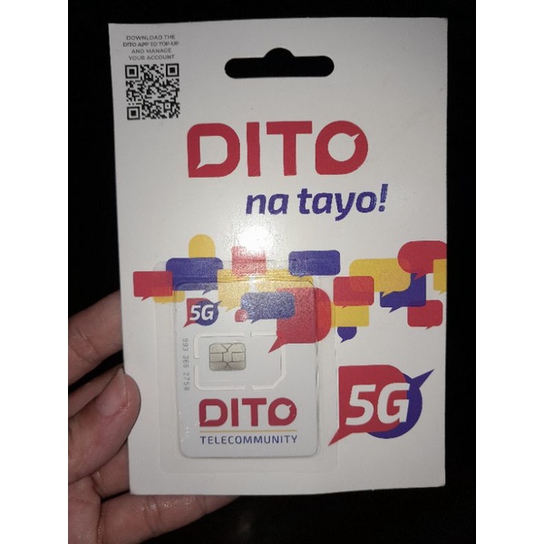 DITO TELECOMMUNITY SIM CARD 5G | Shopee Philippines
