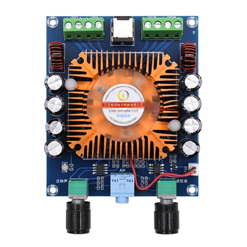 Automotive grade TDA7850 audio amplifier module XH-A372 high power 4Ch ...