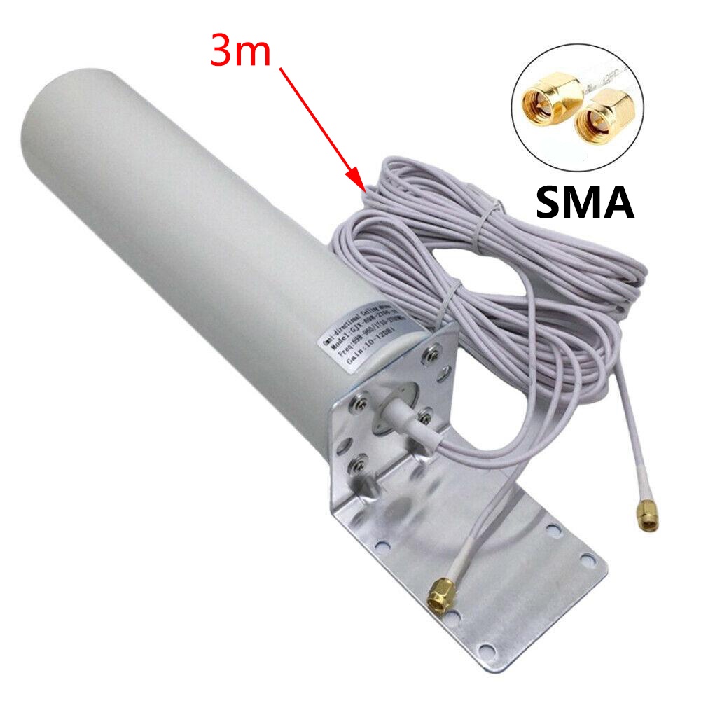 directional 3G 4G LTE external antenna 12dBi outdoor amplifier with 5m ...
