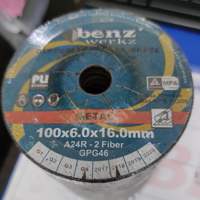 Benz Werkz Grinding Disc 4" Metal Heavy Duty Durable , Panghasa ...