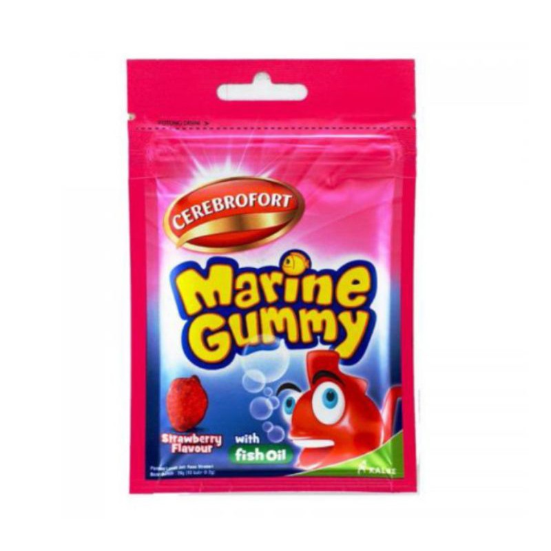 Cerebrofort MARINE GUMMY SACHET | Children's VITAMIN Candy | Shopee ...