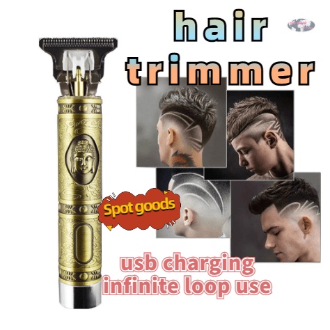 [Ready Stock] rasor hair set t9 trimmer razor hair cut rechargable hair ...