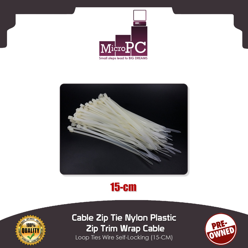 Cable Zip Tie Nylon Plastic Zip Trim Wrap Cable Loop Ties Wire Self ...