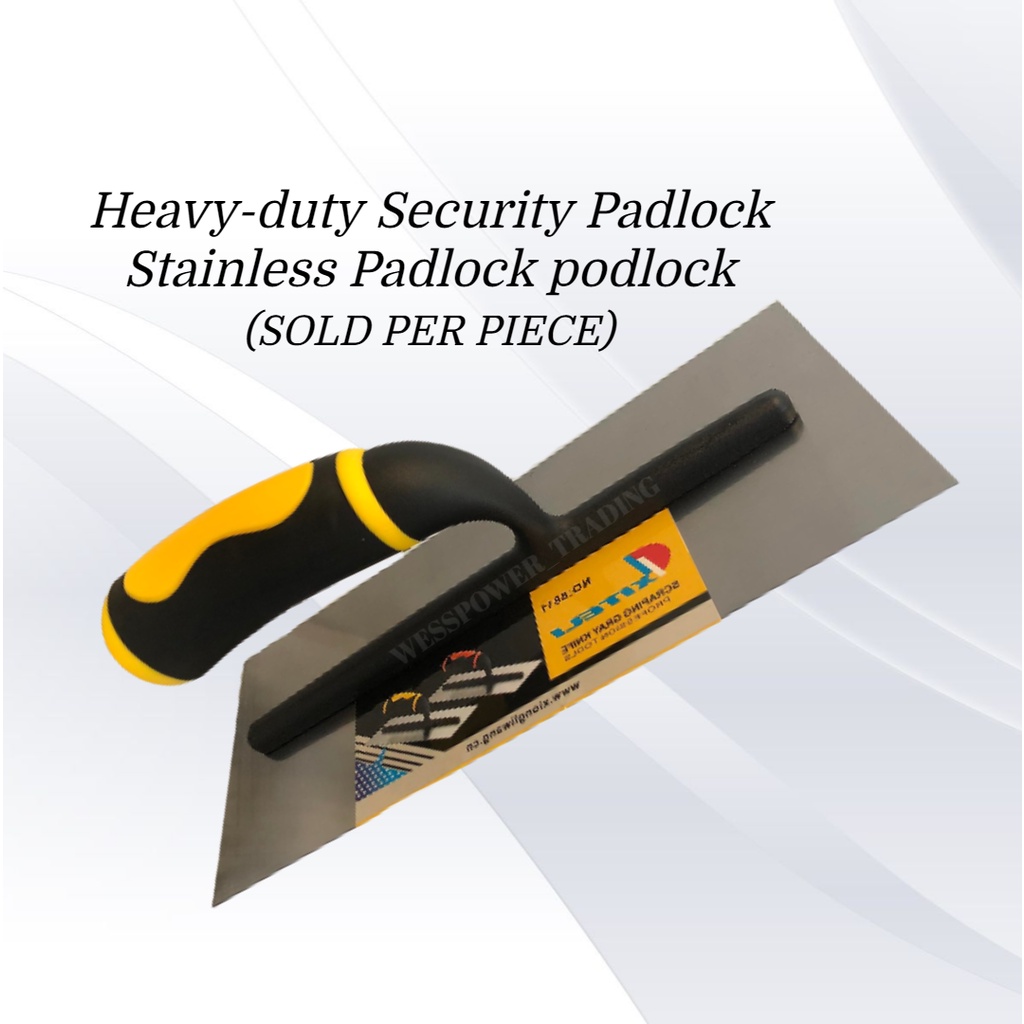 WPT-5457 Carpenter Mason Tool Cement Bricklayer Plastering Scraping ...