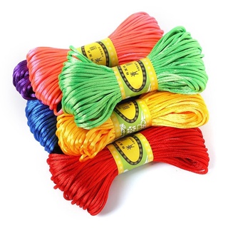 20 Yards/ bundle 2.5mm Polyester Braided Long Rope DIY Chinese Knot ...