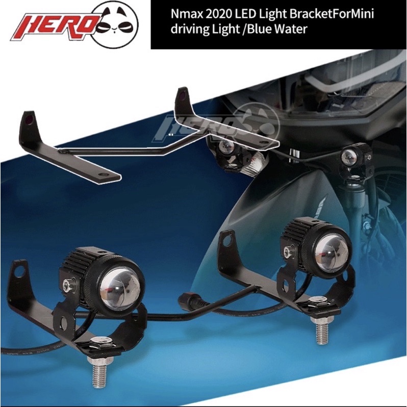 Motorcycle Nmax 2020 V2 Mini Driving light Bracket /light Bracket AOLLY ...