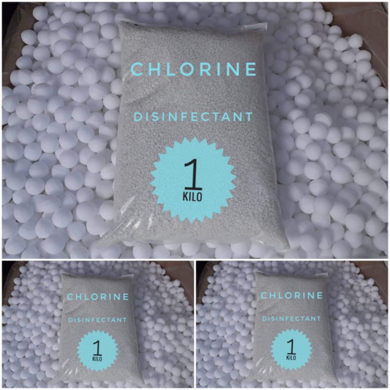 PURE CHLORINE GRANULES | DISINFECTANT | 1 KILO | Shopee Philippines