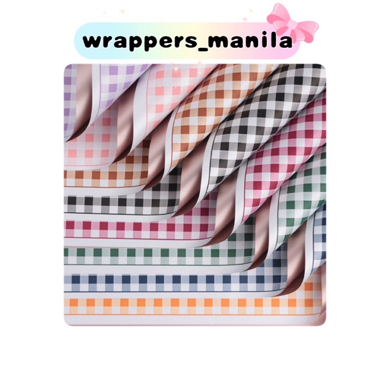 20in1 Pack Two-Sided Life is Full of Colors Wrappers Bouquet Wrapping ...