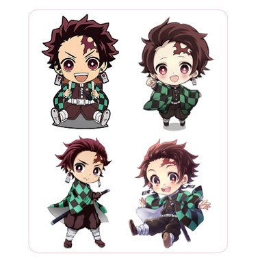 Nezuko & Tanjiro Demon Slayer | Anime Sticker | Waterproof Stickers ...