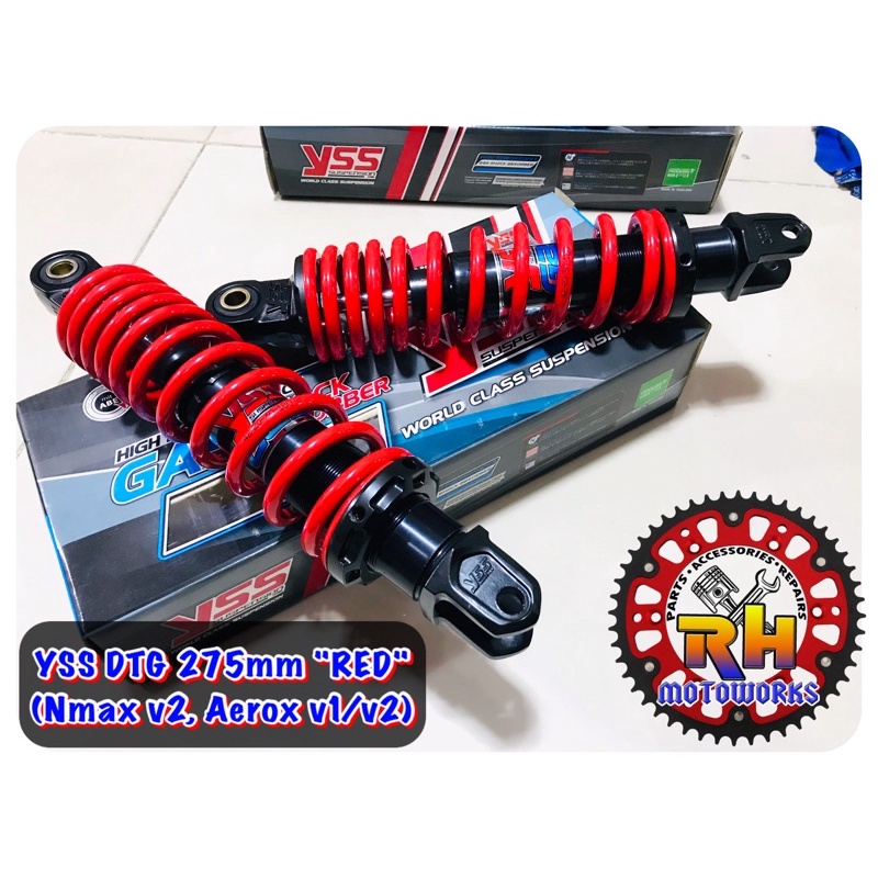 YSS DTG 275mm Dual Shocks (Aerox/Nmax/Nuovo) | Shopee Philippines